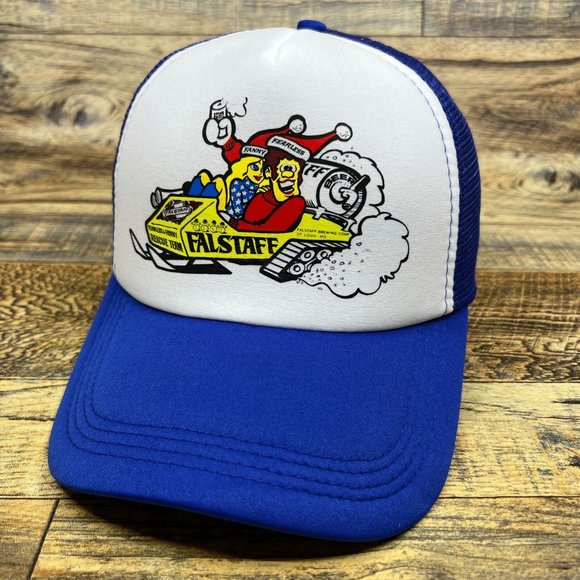 Unbranded | Accessories | Defunct Falstaff Mens Trucker Hat Blue ...